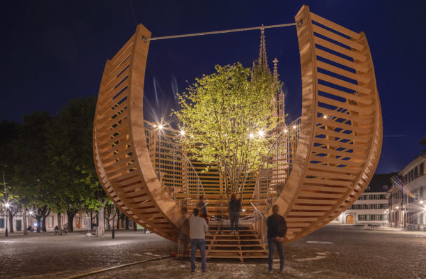 Public installation ‘Arena for a Tree’ opens in Basel - ICON Magazine