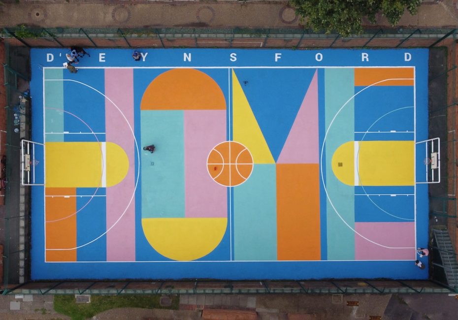 London basketball court co-designed with local residents - ICON Magazine