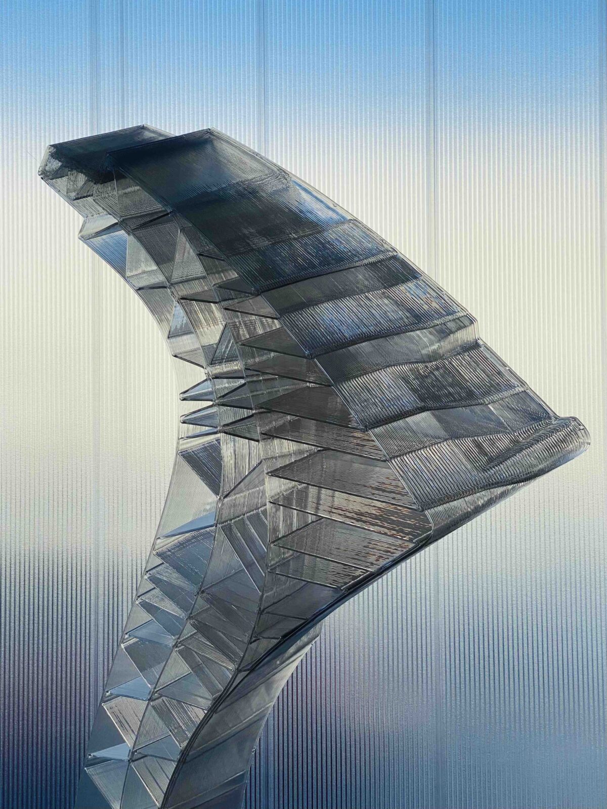 How recycled hospital equipment is transformed into a plastic pavilion ...